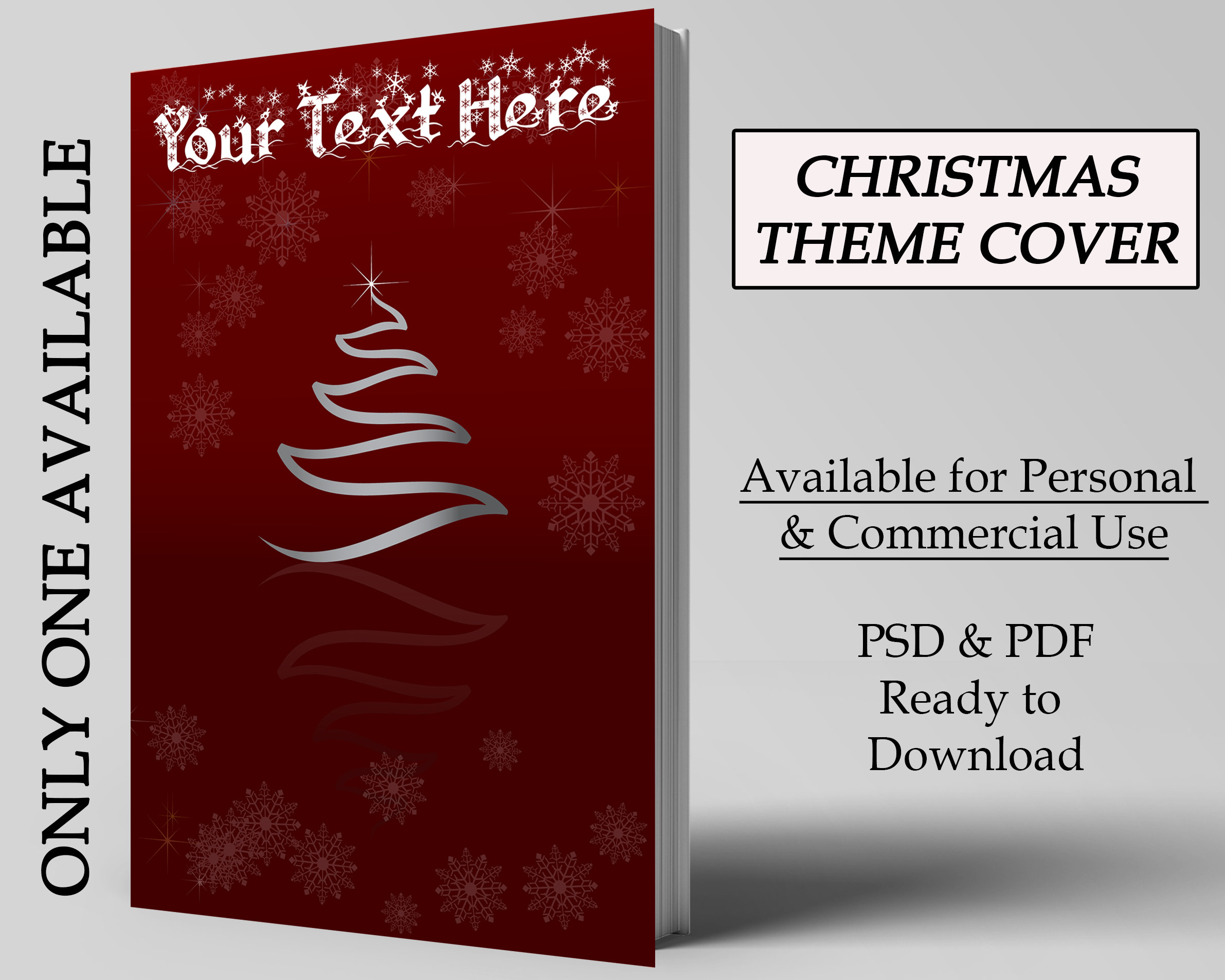 Christmas Theme Cover Cover 6 X 9 & 8.5 X - Etsy UK