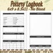 Pottery Logbook Interior 121 Pages No Bleed | 6" X 9" & 8.5" X 11" Trim ...