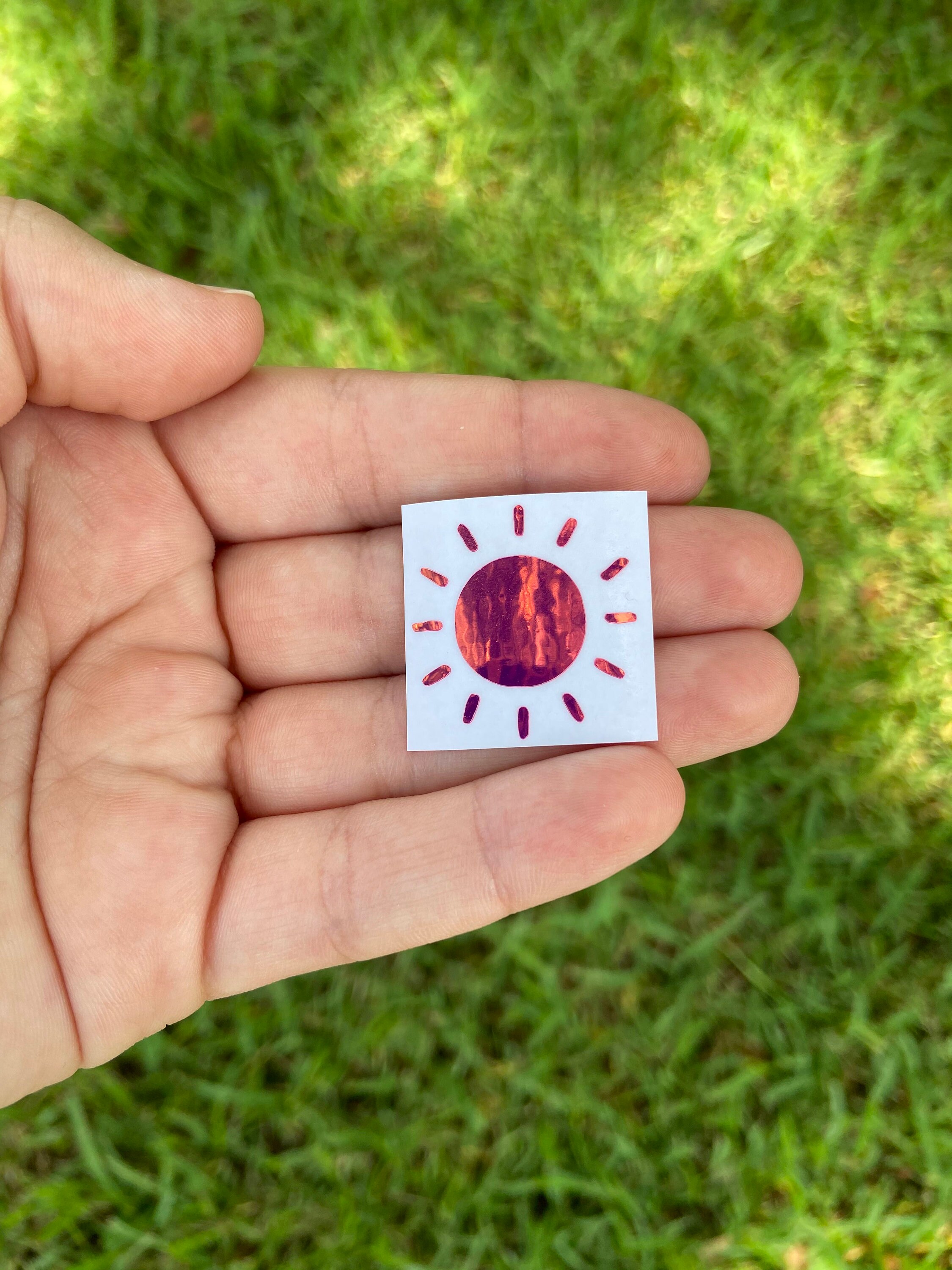 Mini Sun Vinyl Decal - Etsy