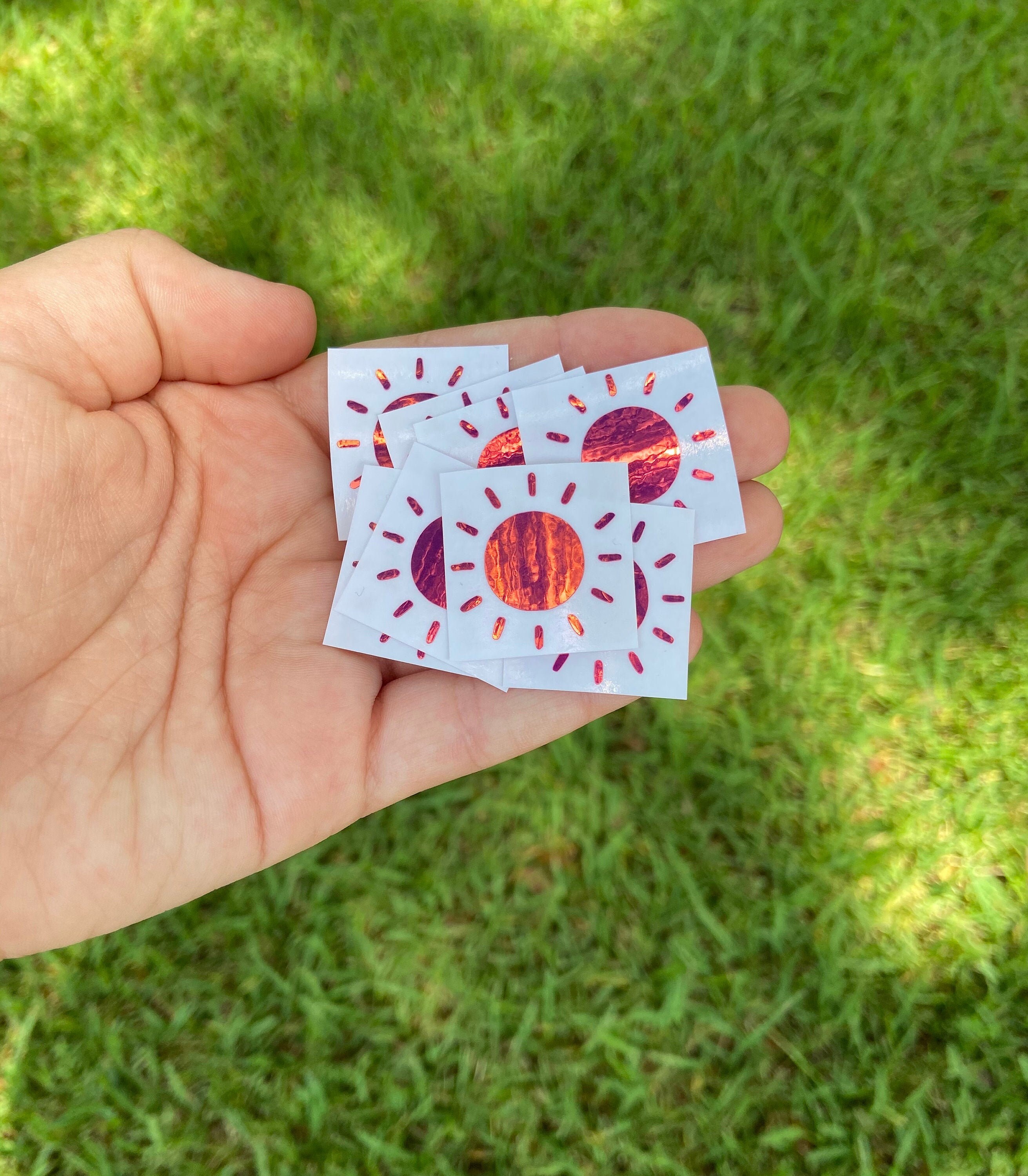 Mini Sun Vinyl Decal - Etsy