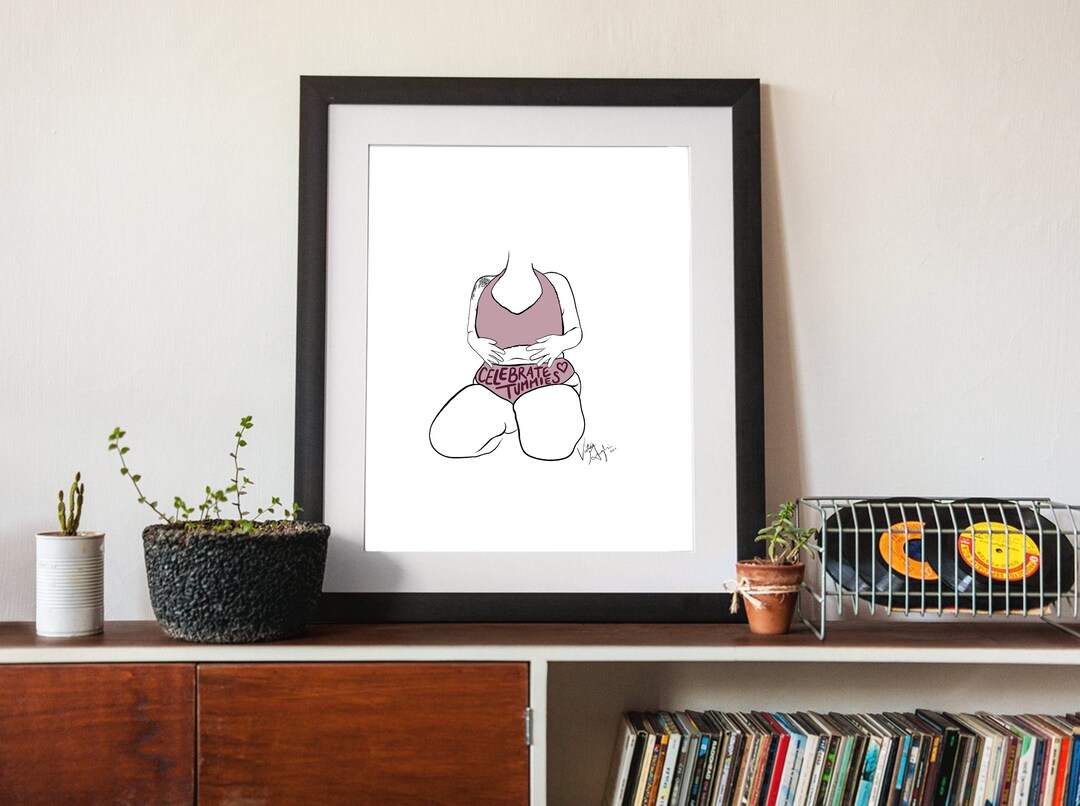 Body Positive Wall Art Female Figure Body Positive Digital - Etsy