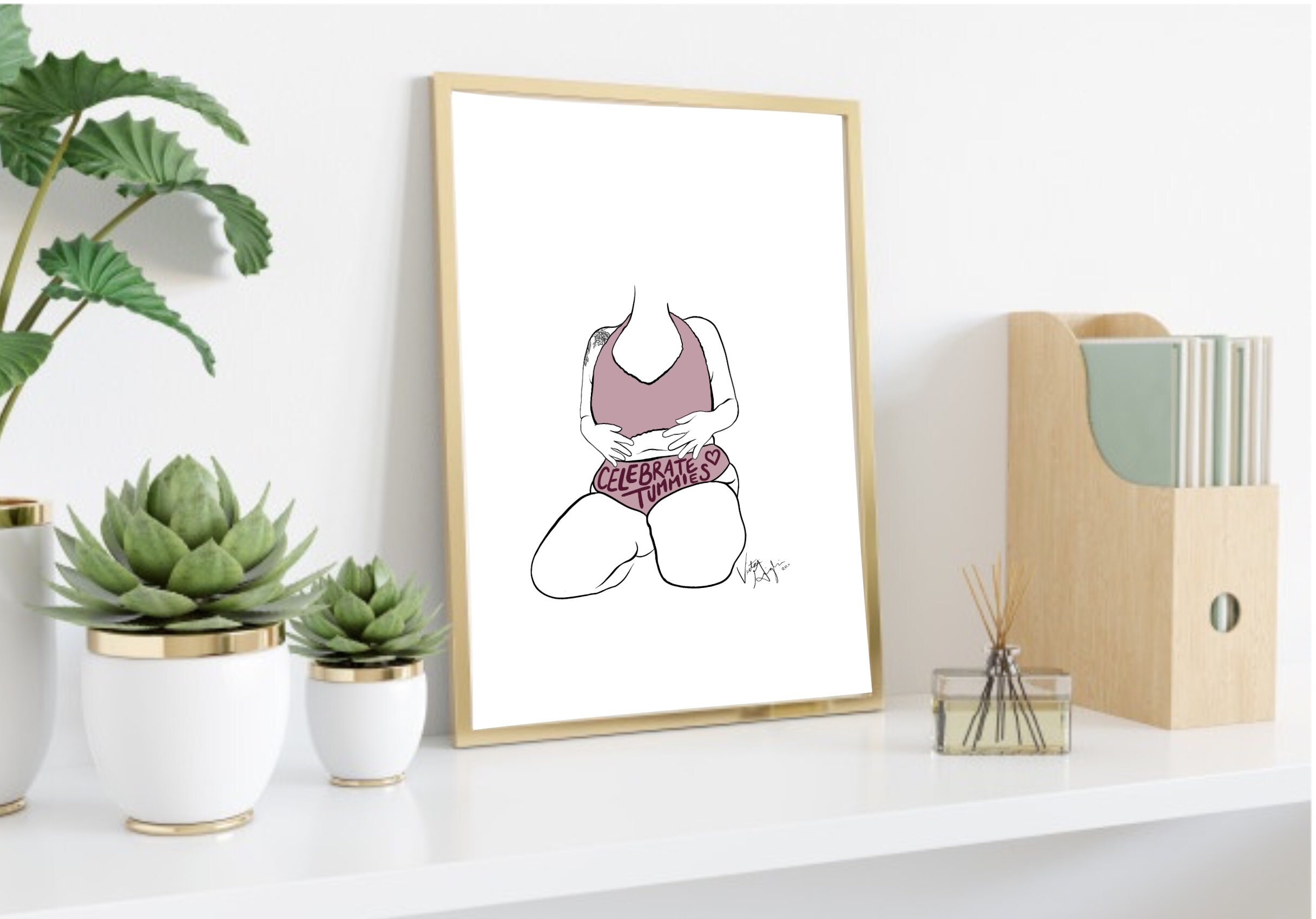 Body Positive Wall Art Female Figure Body Positive Digital - Etsy