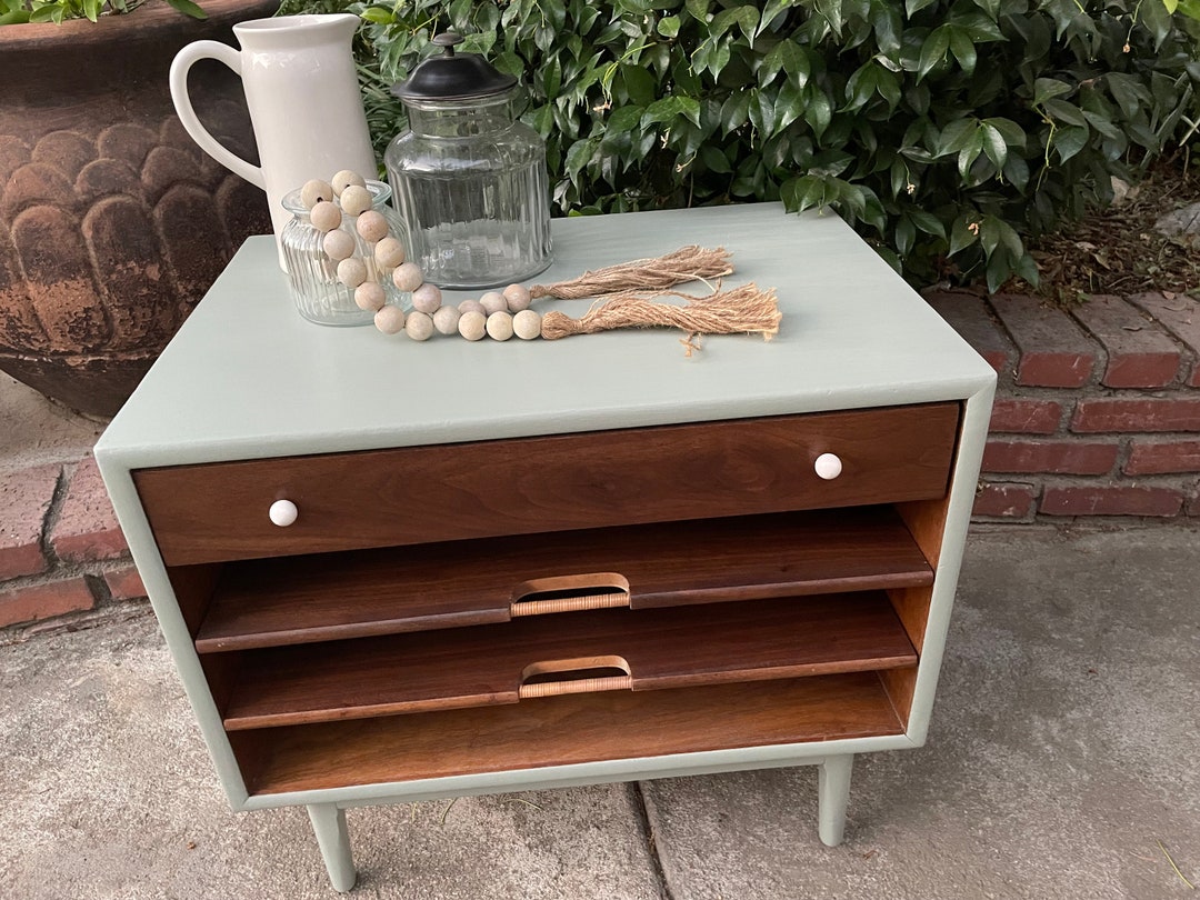 Antique Drexel Mid Century Modern Side Table - Etsy