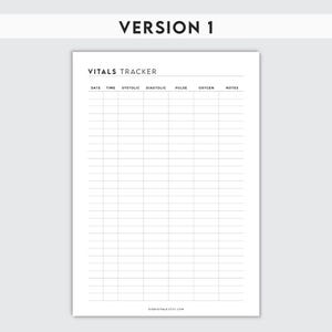 Vitals Tracker | Health Monitor & Blood Pressure Log for Pulse, Oxygen ...