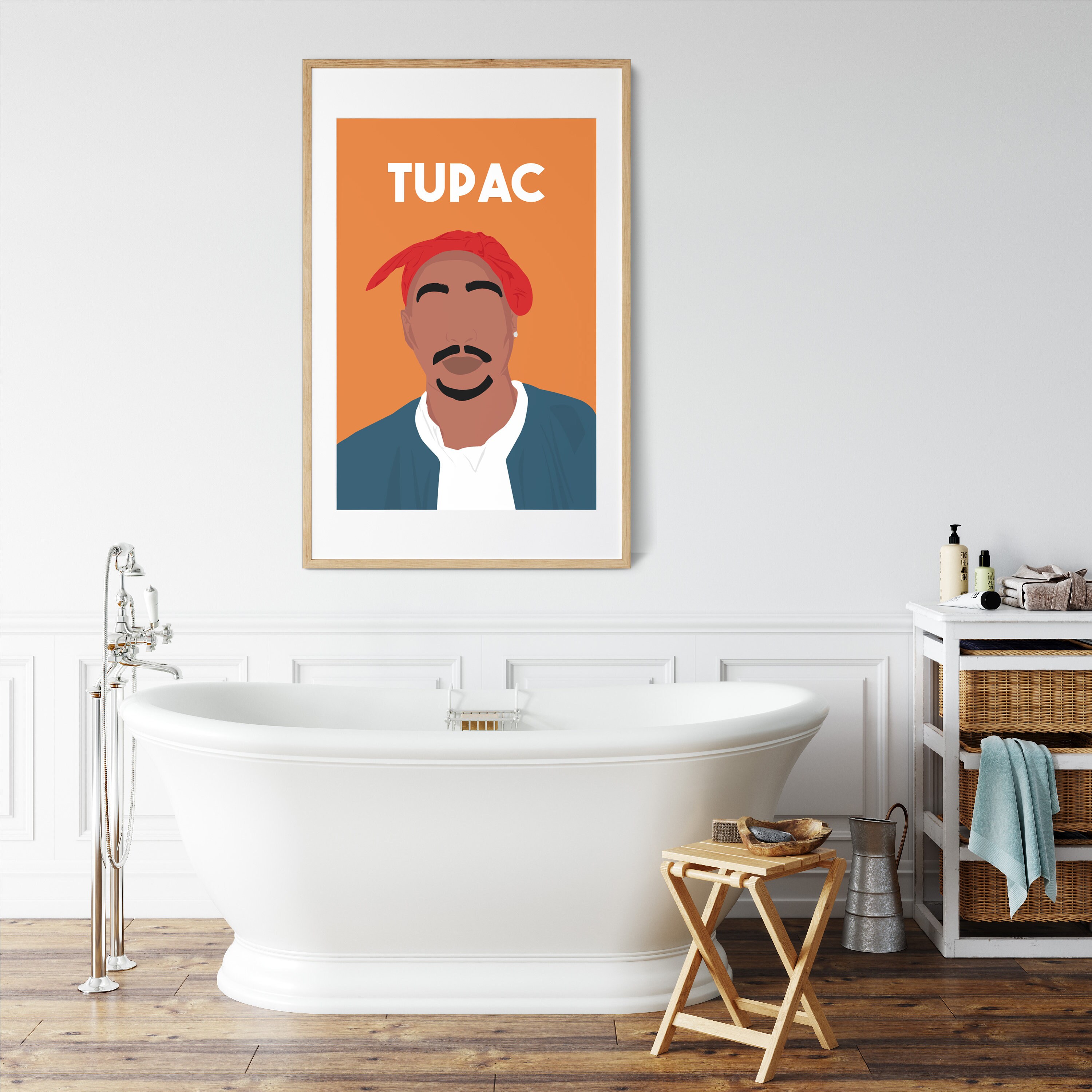 Tupac Shakur Poster Tupac Shakur Print 2 Pac Poster Minimal | Etsy