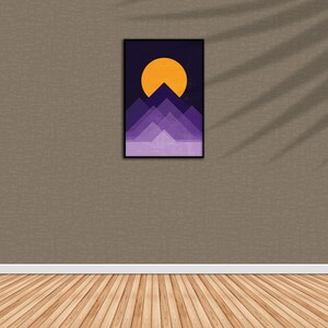 Rising Sun Art Print Sunrise Art Print Abstract Sunburst | Etsy