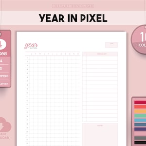 Yearly Checklist, Yearly Plan, Printable Planner, Undated Planner ...