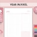 Yearly Checklist, Yearly Plan, Printable Planner, Undated Planner ...