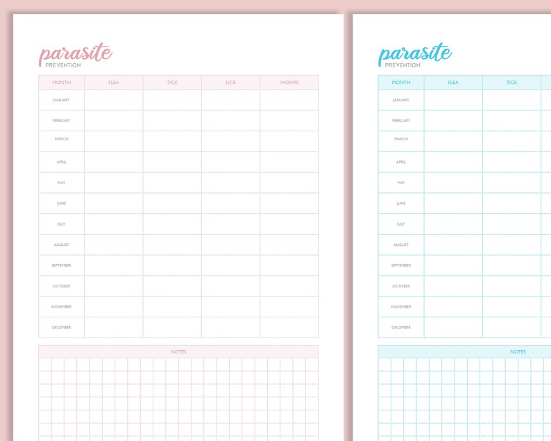 Parasite Prevention, Tick Control, Worm Control, Pet Treatment Track ...