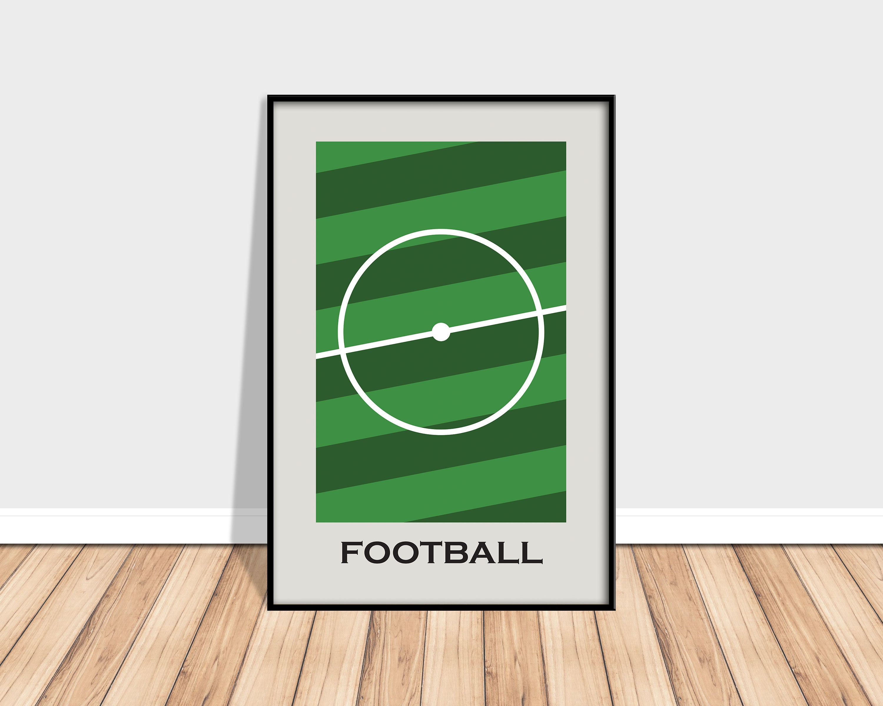 Soccer Gift Idea Football Pitch Print Soccer Printable - Etsy UK