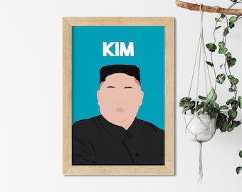 Kim Jong Un Poster | Etsy