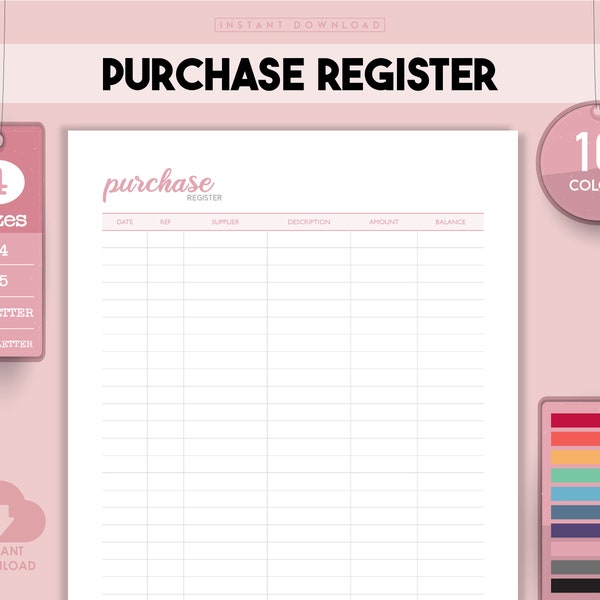 Expense Tracker - Etsy