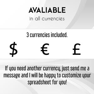 Bank Account Tracker Google Sheets, Digital Bank Ledger, Personal ...