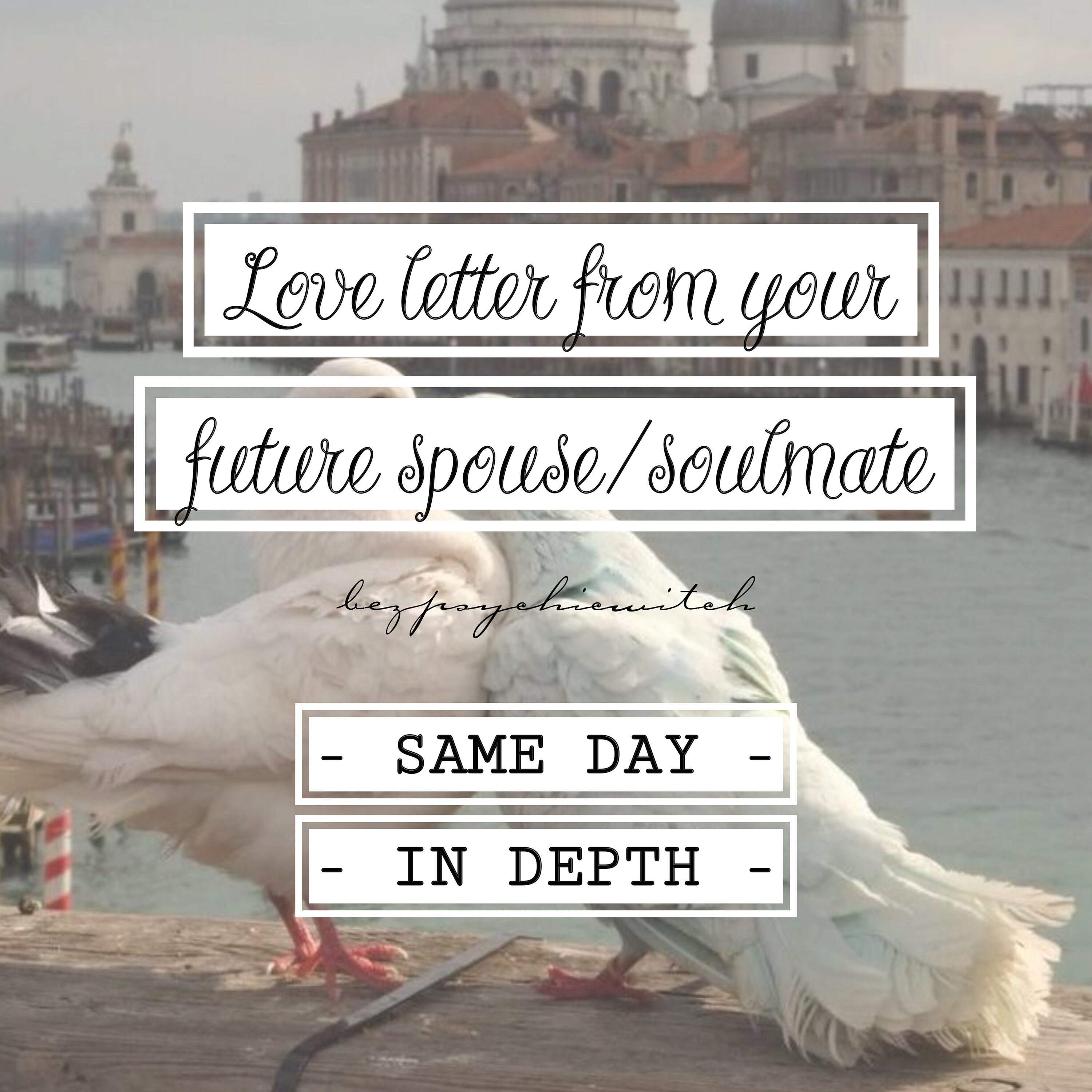 SAME DAY Love Letter From Your Future Spouse/soulmate in - Etsy