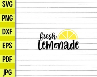 Fresh Lemonade Svg - Etsy