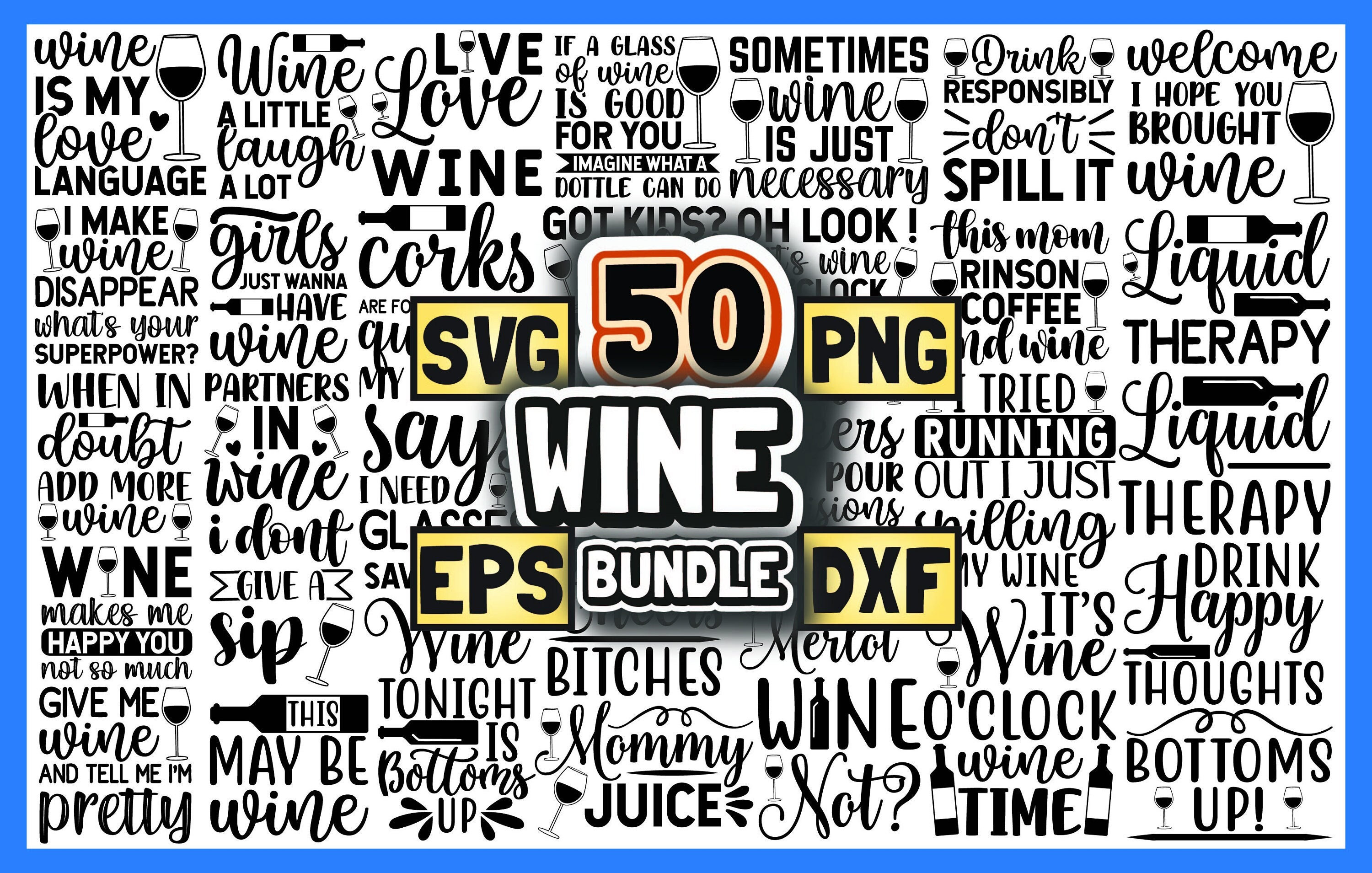 Wine Bundle Quotes Svg Png Wine Glass Svg Wines Svg Quotes - Etsy