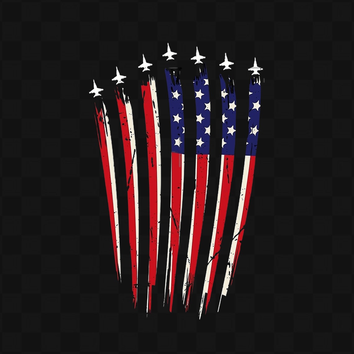 Fighter Jet Airplane American Flag Heart Png Jpeg, Air Force Flyover ...