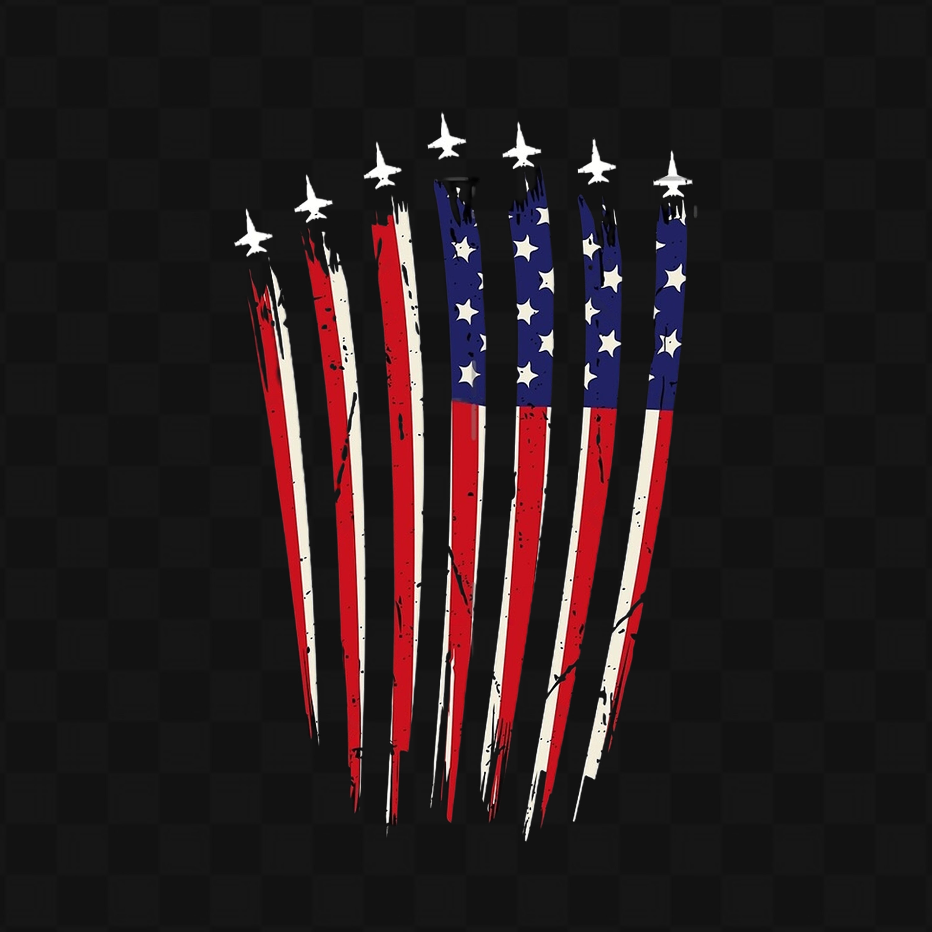 Fighter Jet Airplane American Flag Heart Png Jpeg, Air Force Flyover ...