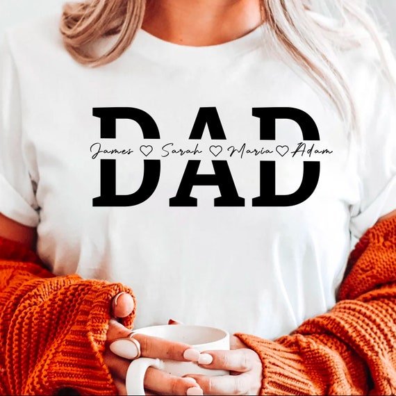 Dad SVG Father Svg Father's Day SVG Customizable Names - Etsy
