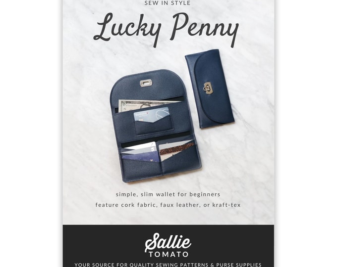Lucky Penny Wallet Pattern Sallie Tomato - Etsy