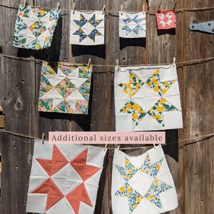 Ribbon Star Quilt Block, Foundation Paper Piecing Pattern, FPP, PDF ...