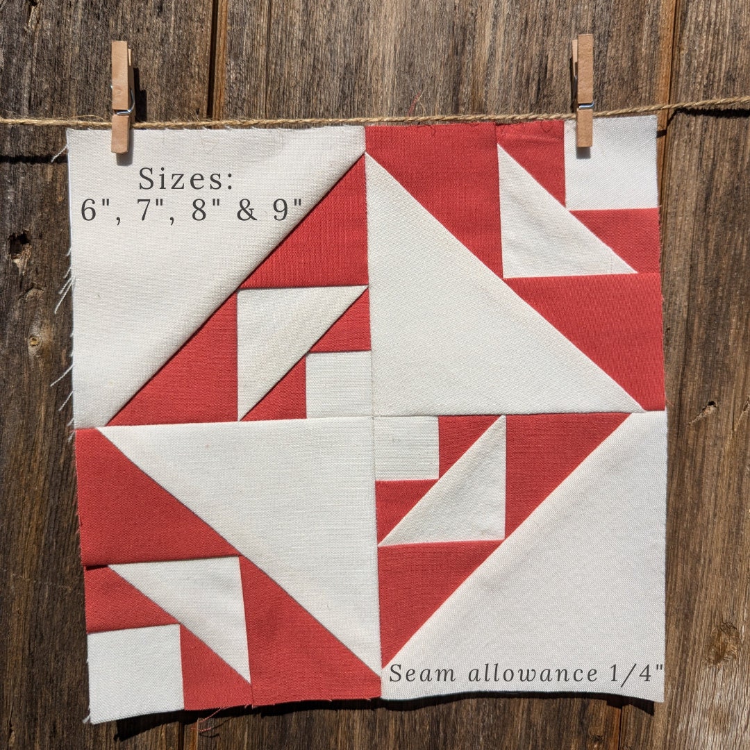 Cabot Quilt Block, Foundation Paper Piecing Pattern, FPP, PDF Download ...