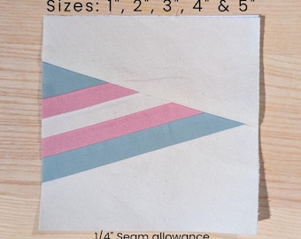 Pride Flag Foundation Paper Piecing/fpp Quilt Block Pattern, Digital ...