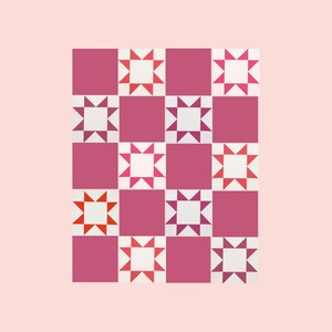 Sawtooth Star Quilt Block, Foundation Paper Piecing Pattern, FPP, PDF ...