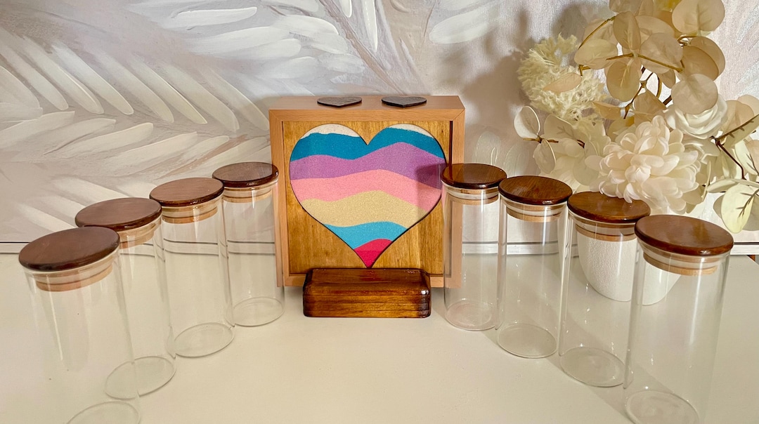 Eternnity Sand Unity Ceremony Set, 9 Piece Set, Unity Sand Set, Blended ...