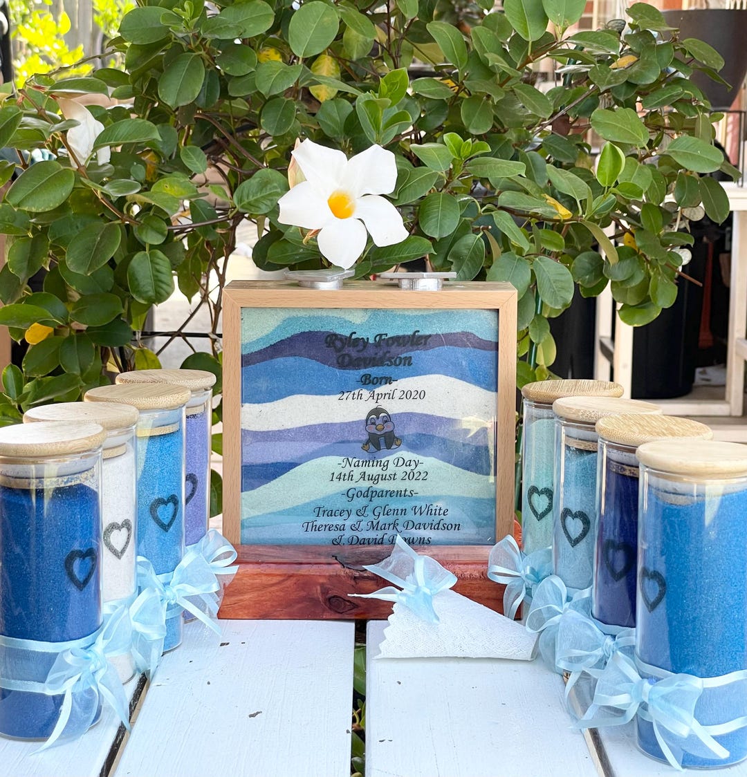 Courtyard Naming Day Sand Unity Ceremony Set, 9 Piece Set, Sand ...