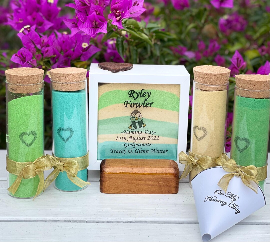 Dreams Naming Day Sand Unity Ceremony Set, 5 Piece Set, Sand Unity Set ...