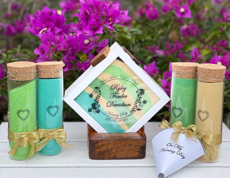 Spirit Naming Day Sand Unity Ceremony Set, 5 Piece Set, Unity Sand Set ...