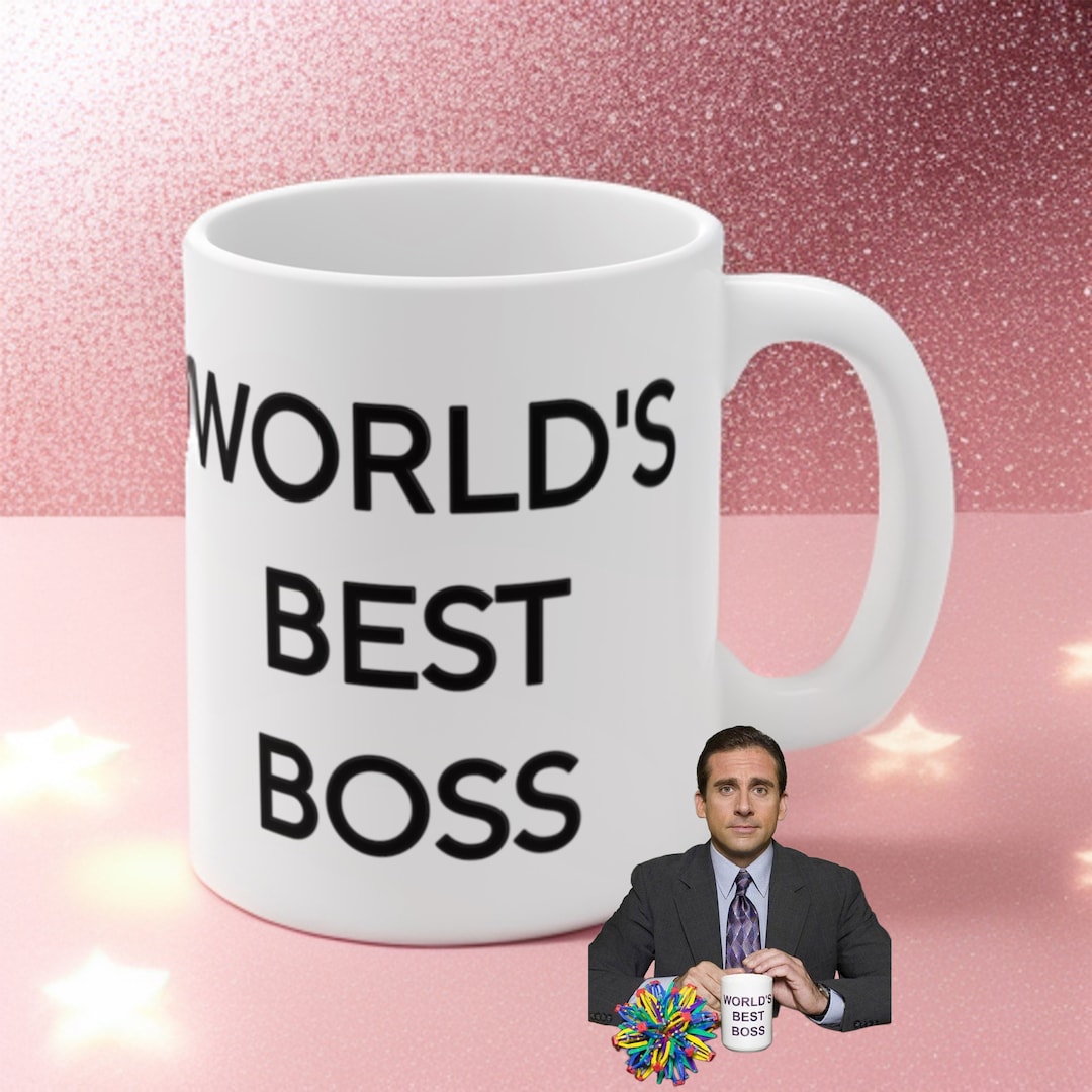 Michael Scott the Office Worlds Best Boss Ceramic 11oz Mug - Etsy