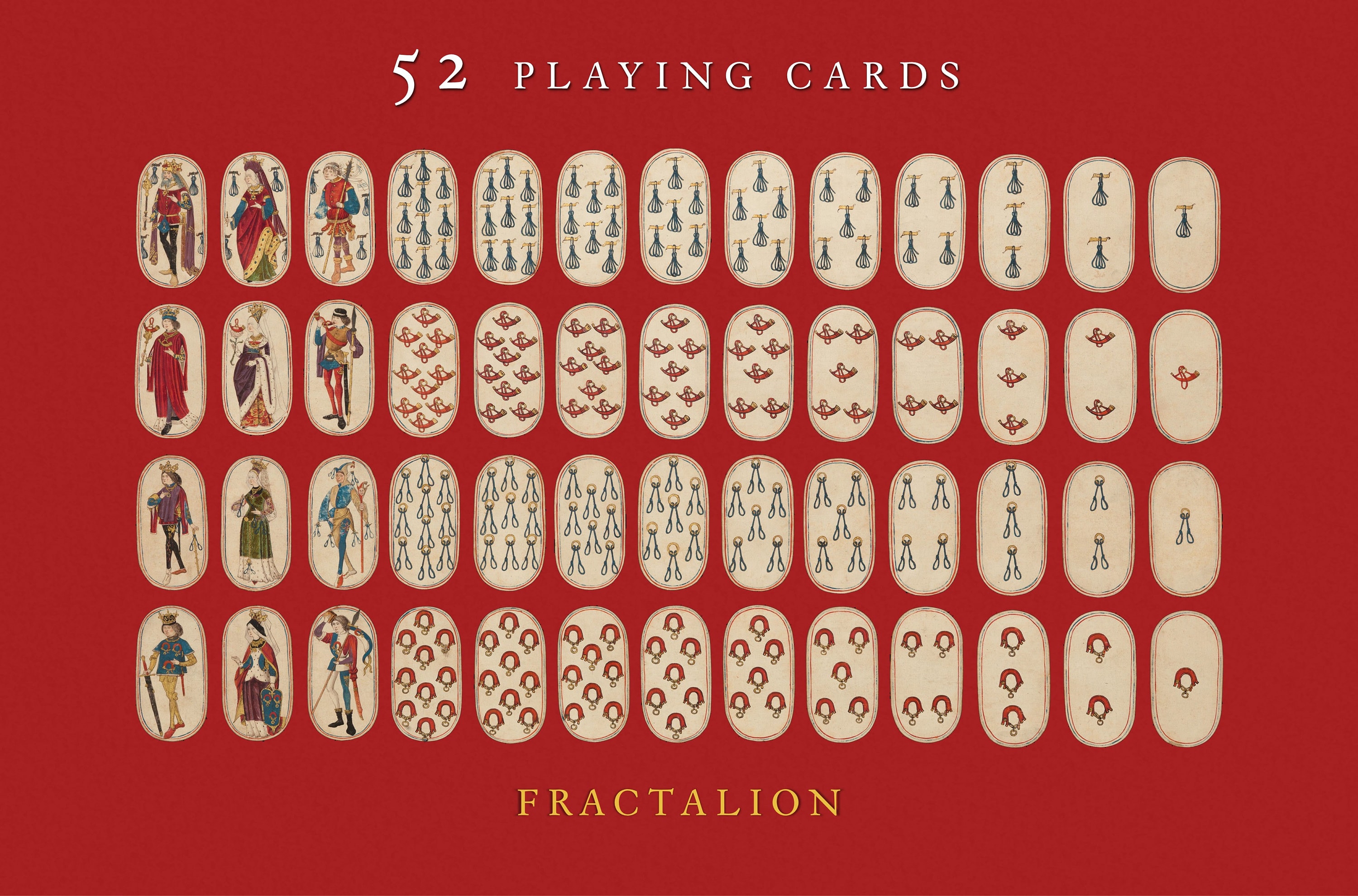 Flemish Hunting Playing Cards Ca. 147580 Unique Antique - Etsy