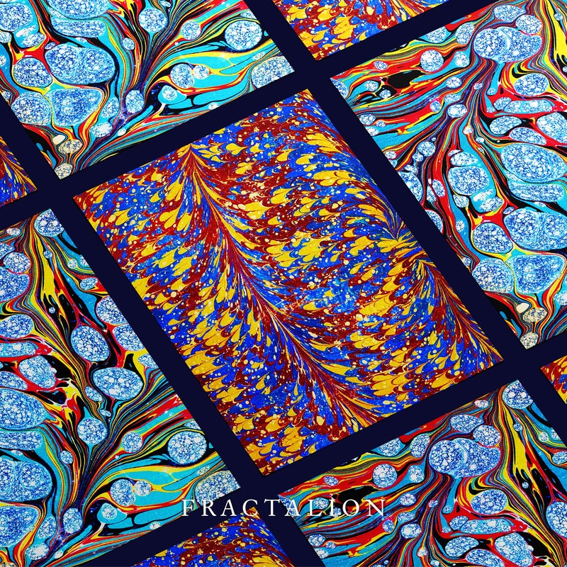 Marbling Wall Decor - Etsy