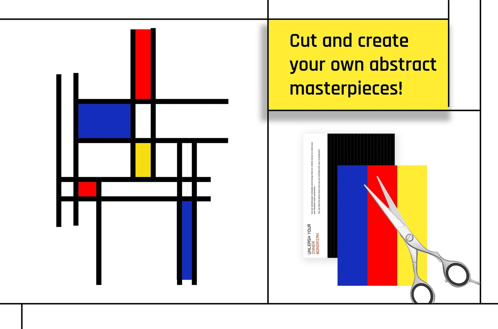Premium Piet Mondrian's Activity Guide | Lines and Colors | Learn About ...