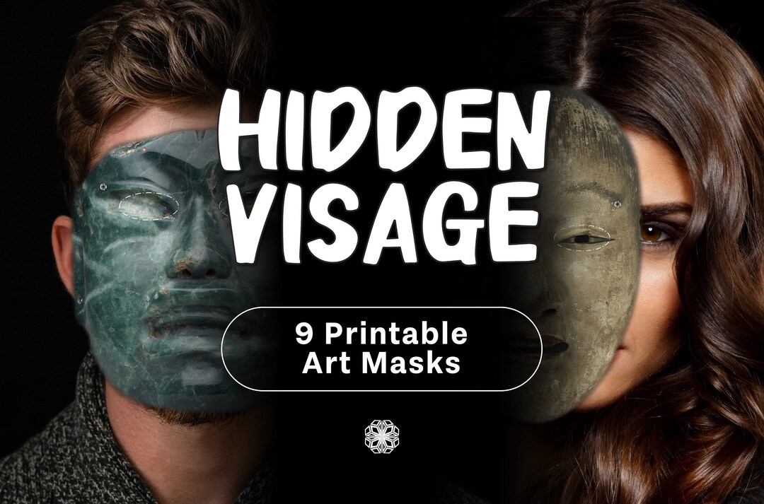 Premium Printable Masks Hidden Visage Masked Marvels DIY - Etsy