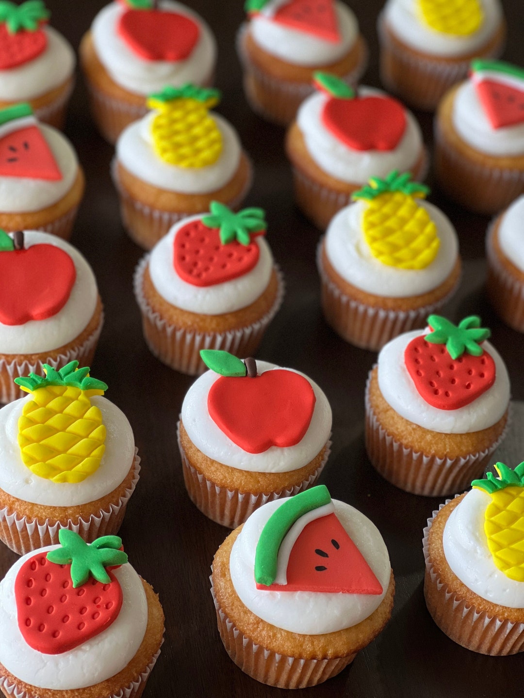 Fondant Cupcake Toppers - Etsy