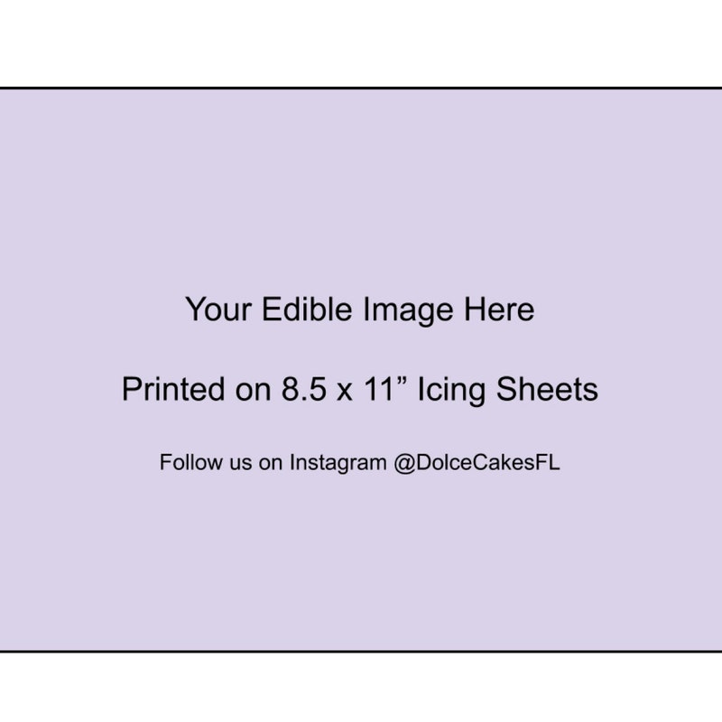 Edible Custom Print Fondant - Etsy