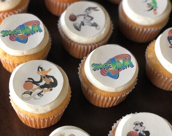 Tune Squad Cupcake Toppers - Etsy