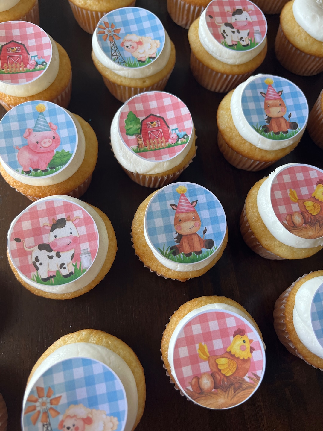 Cupcake Cookie Toppers Edible Images Icing Sheets - Etsy
