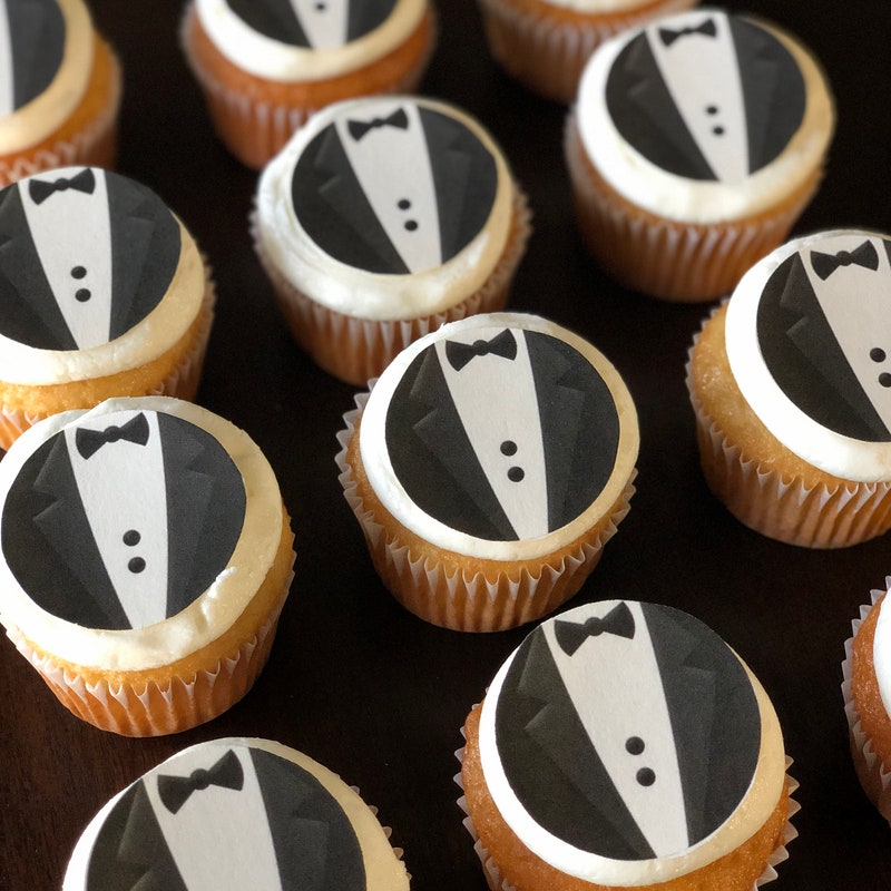 Tuxedo Cake Topper - Etsy