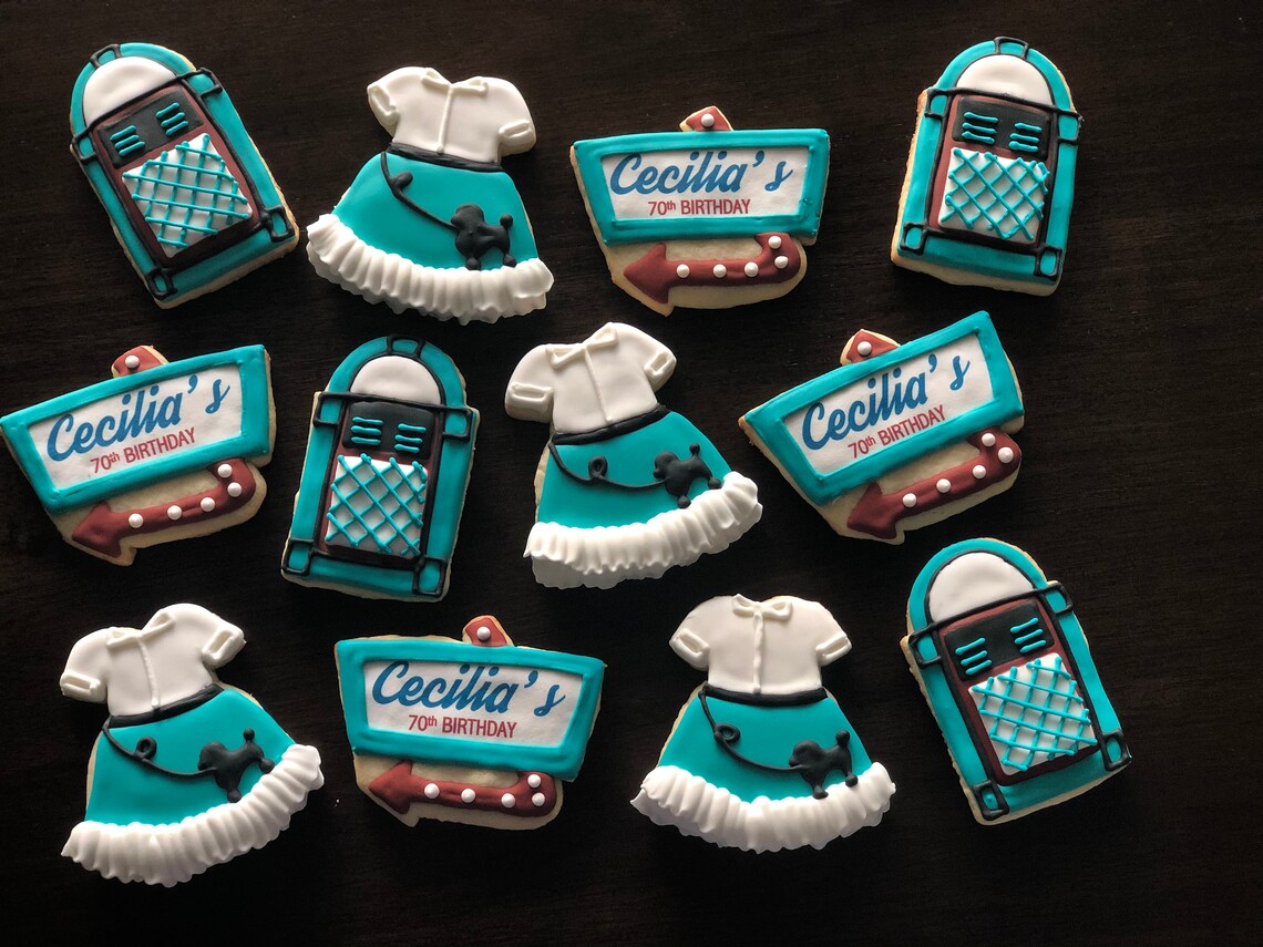 Retro Diner Cookies | Etsy