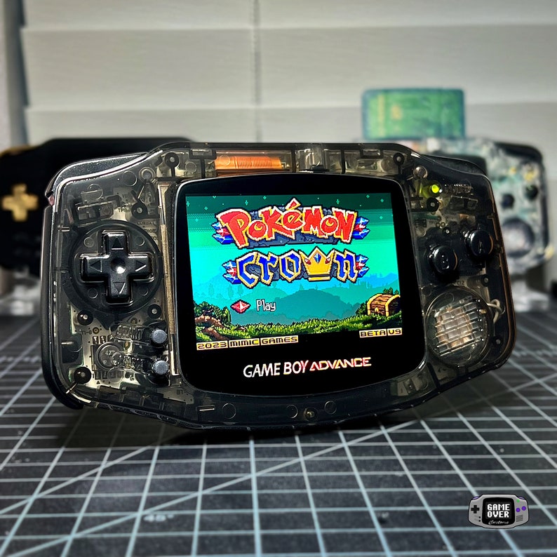 Gameboy Advance crystal Black Edition - Etsy