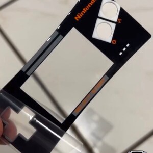 NES Themed Gameboy Micro Faceplate - Etsy