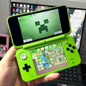 Nintendo 2DS LL minecraft Creeper Edition MODDED - Etsy