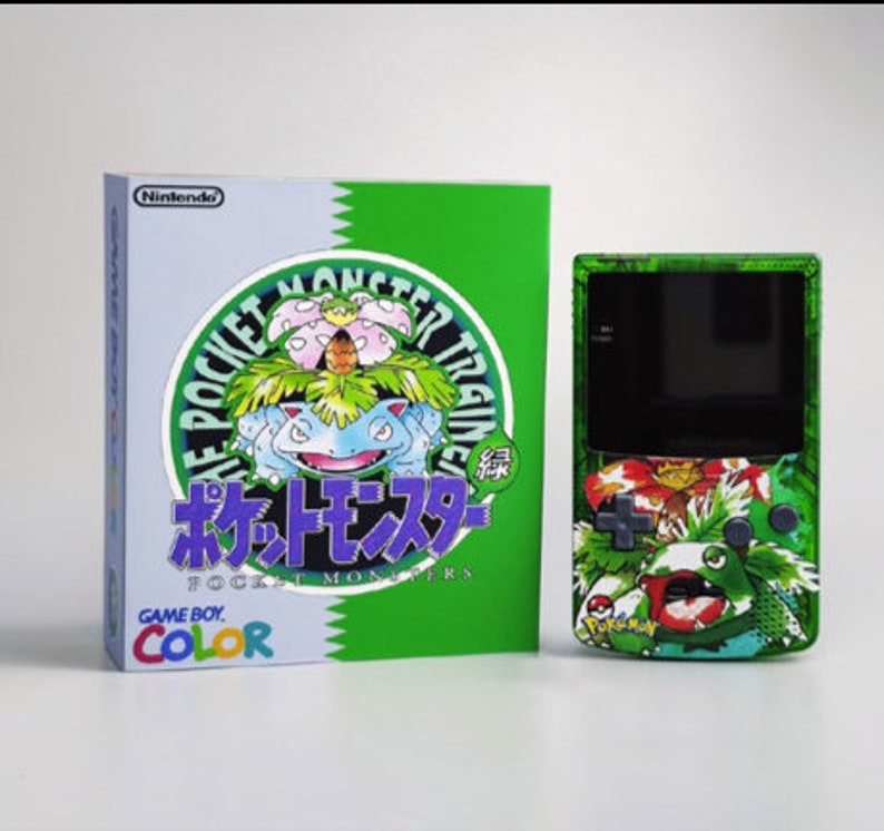 Gameboy Color venusaur Edition - Etsy