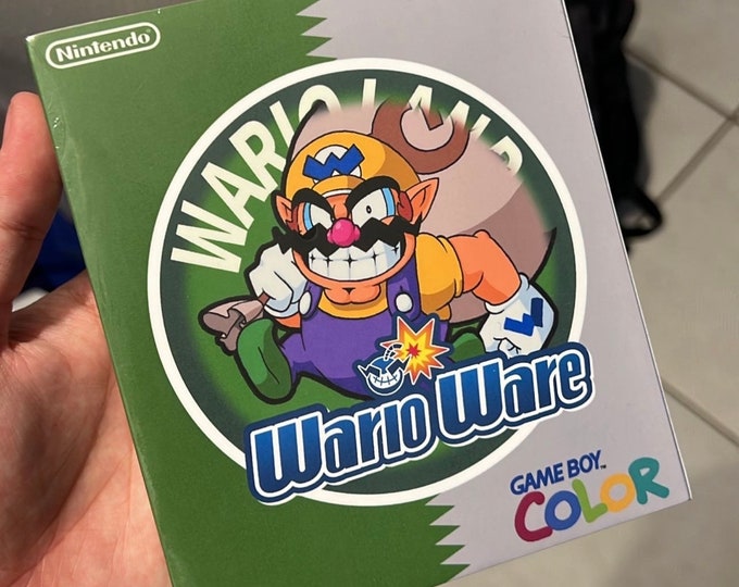 Gameboy Color wario Edition - Etsy