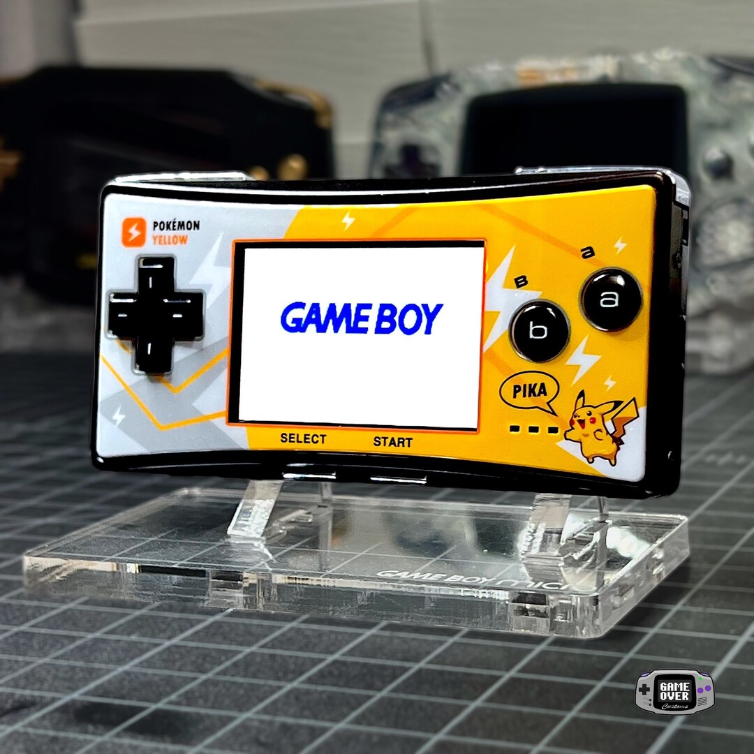 Pikachu Themed Gameboy Micro Faceplate - Etsy
