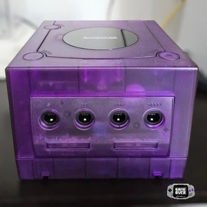 400GB Nintendo Atomic Purple Clear Gamecube MODDED - Etsy